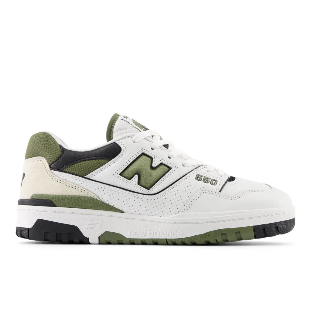 New Balance 550 Sneakers Ανδρικά - White/Olive (BB550DOB) · Slide Culture