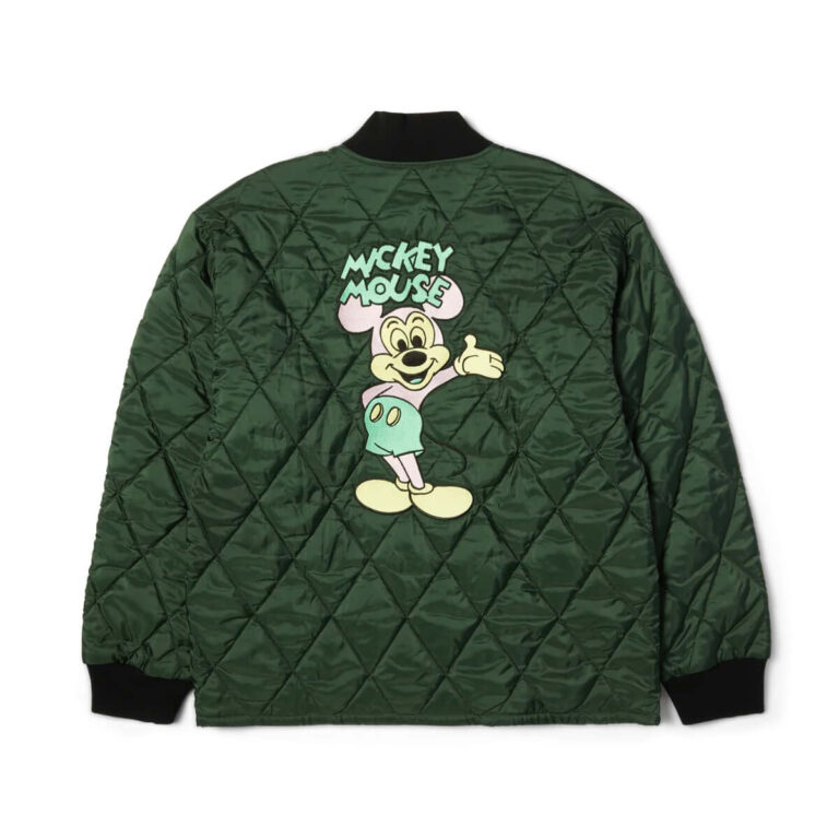 HUF x Disney Mickey Mouse Mickey Quilted Work Jacket Men's - Forest ...